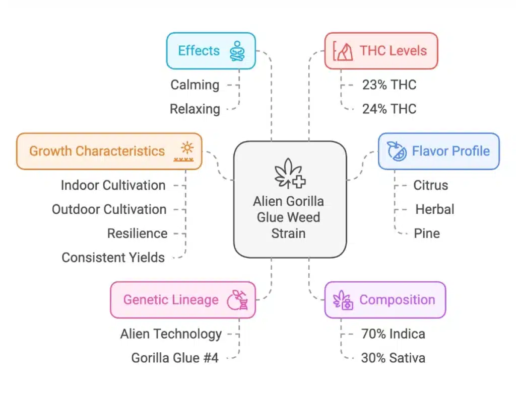 Alien Gorilla Glue: A High-Quality Indica Dominant Hybrid Strain