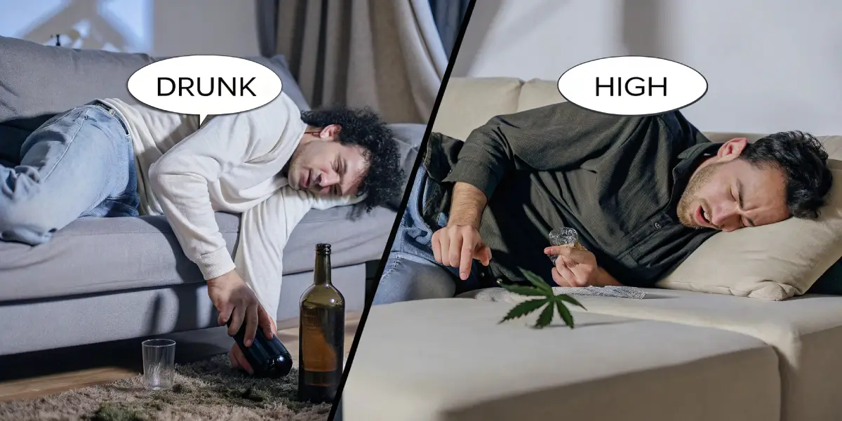 Being Drunk vs Being High: Key Differences Explained